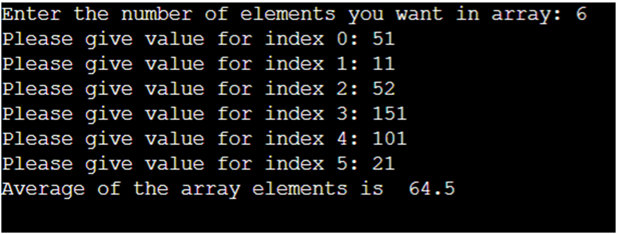 Python Program To Find The Average Of Numbers Quescol